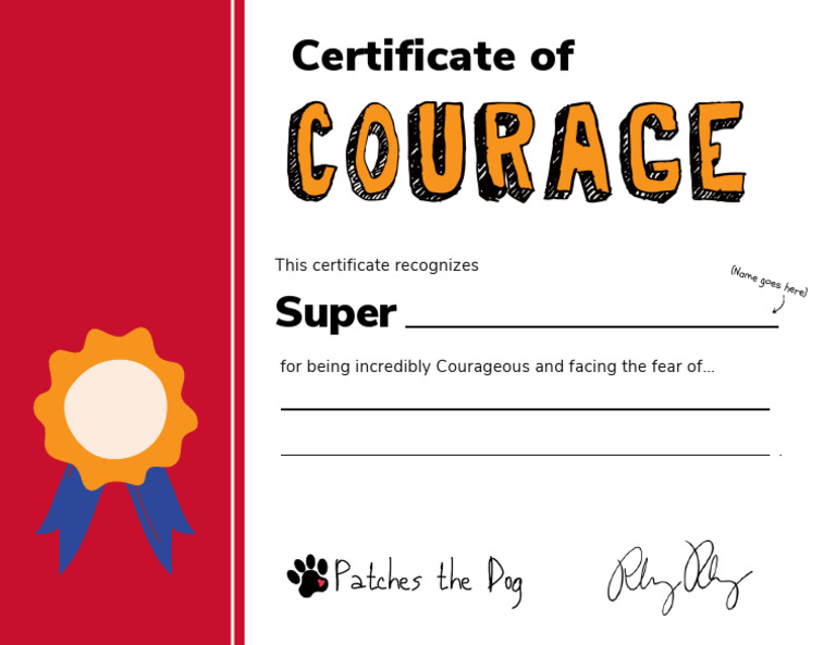 Courage Certificate | PDF