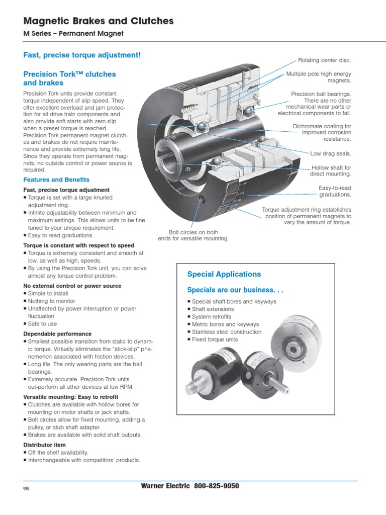 Fast, Precise Torque Adjustment! Precision Tork™ Clutches and Brakes ...