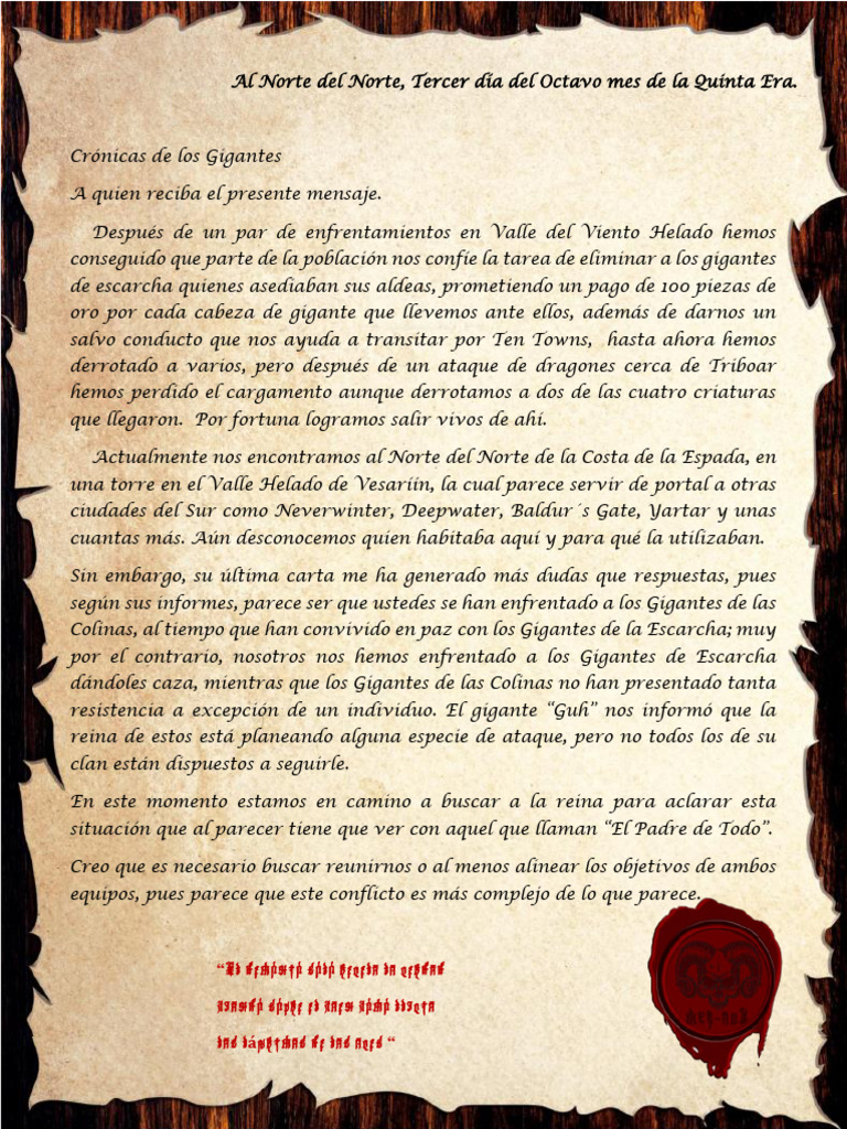 Al Norte Del Norte-Traducida | PDF