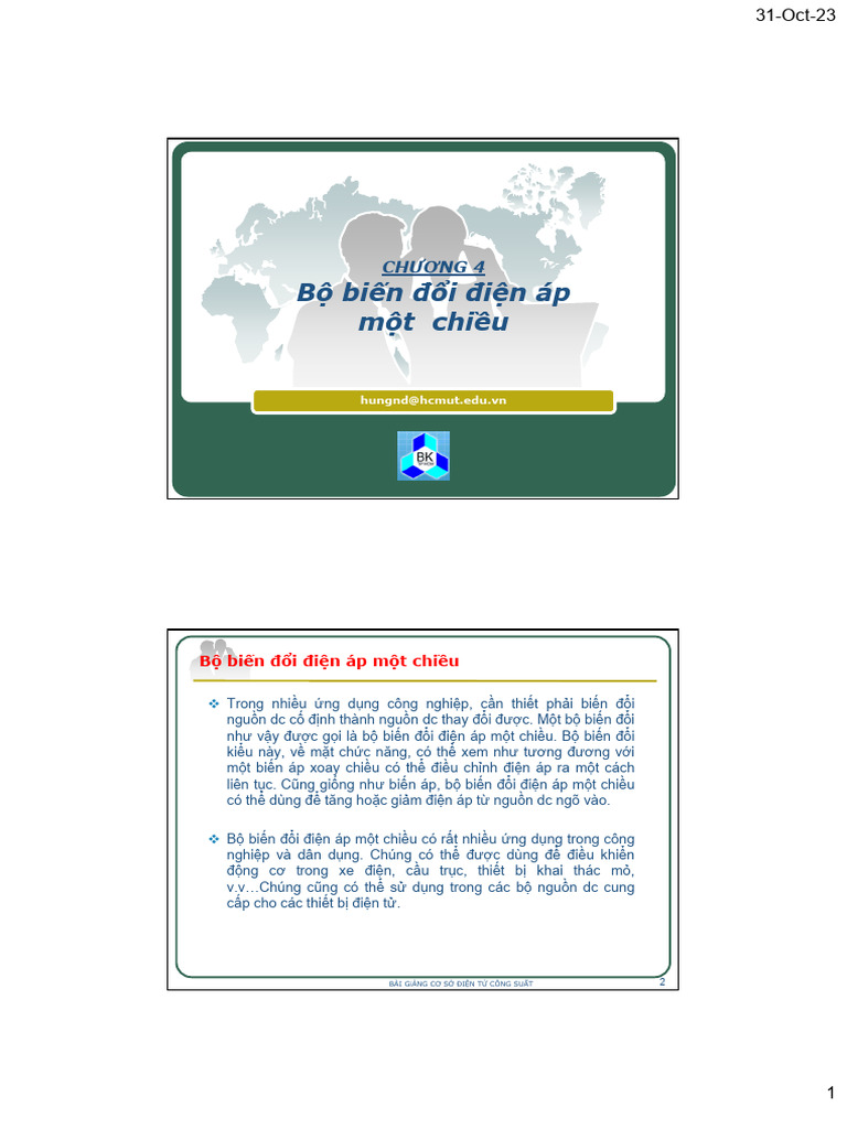 Chuong 4 - Bo Bien Doi Dien AP DC | PDF