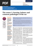 Human Ear Diagram Labelled Structure, Parts and Functions Vedantu | PDF ...