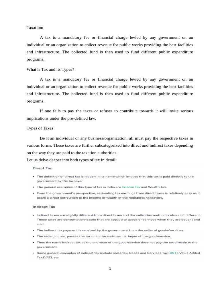 The Indian Tax Structure | PDF | Taxes | Inheritance Tax