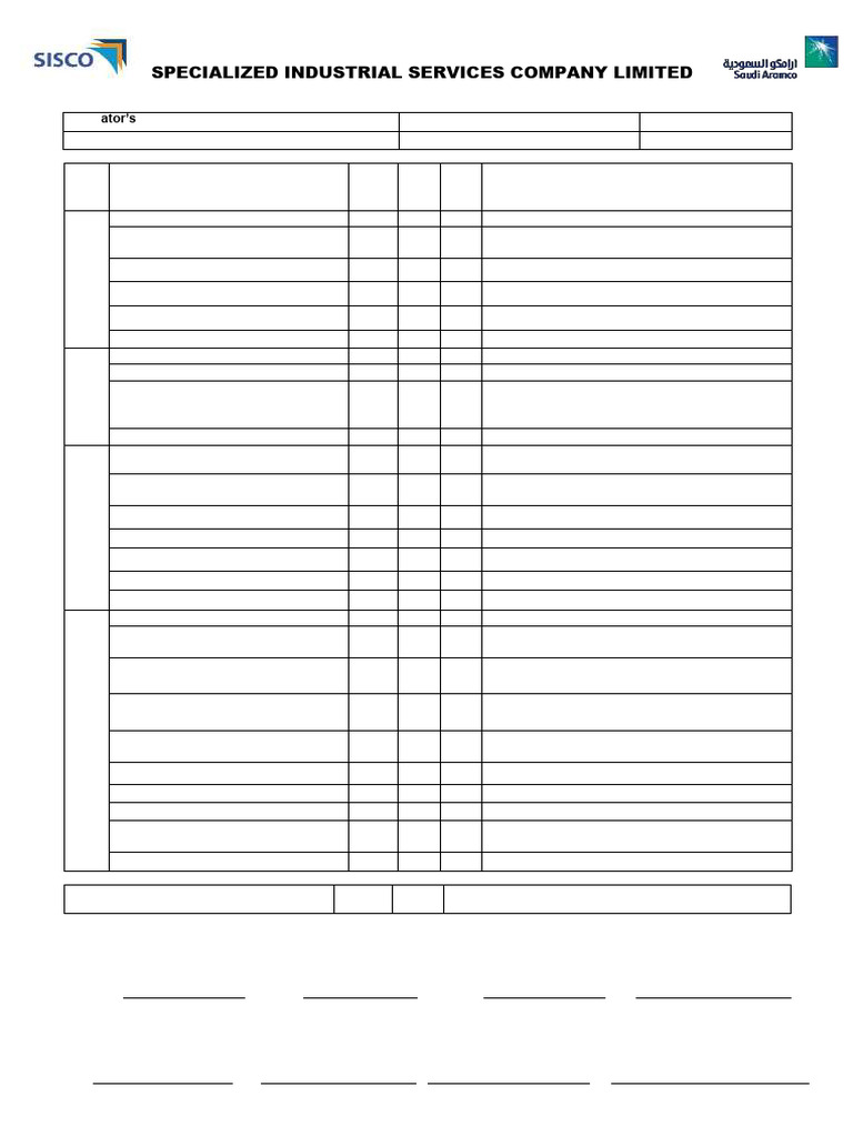 Manlift Initial Inspection Checklist | PDF