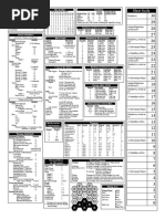 Battletech - Alpha Strike Tables (All) | PDF | Infantry | Wars & Military