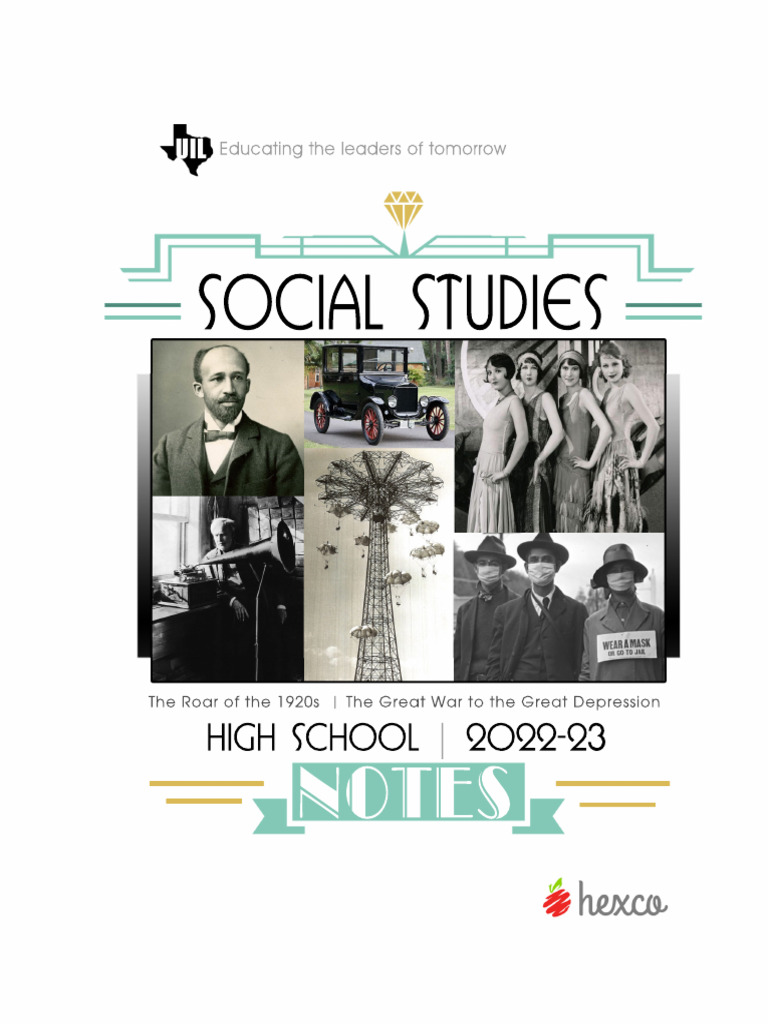 2022 2023 UIL Social Studies Notes High School Summary TAPPS | PDF