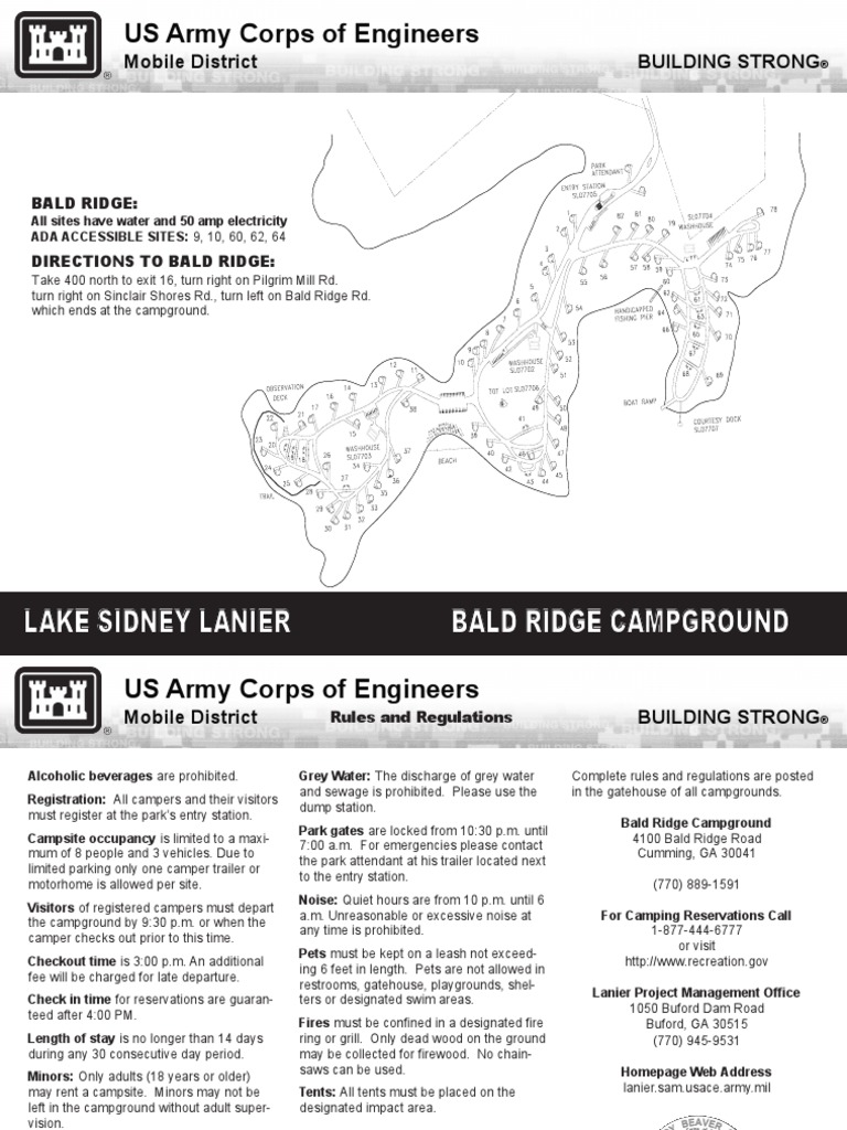 Bald Ridge | Campsite | Camping