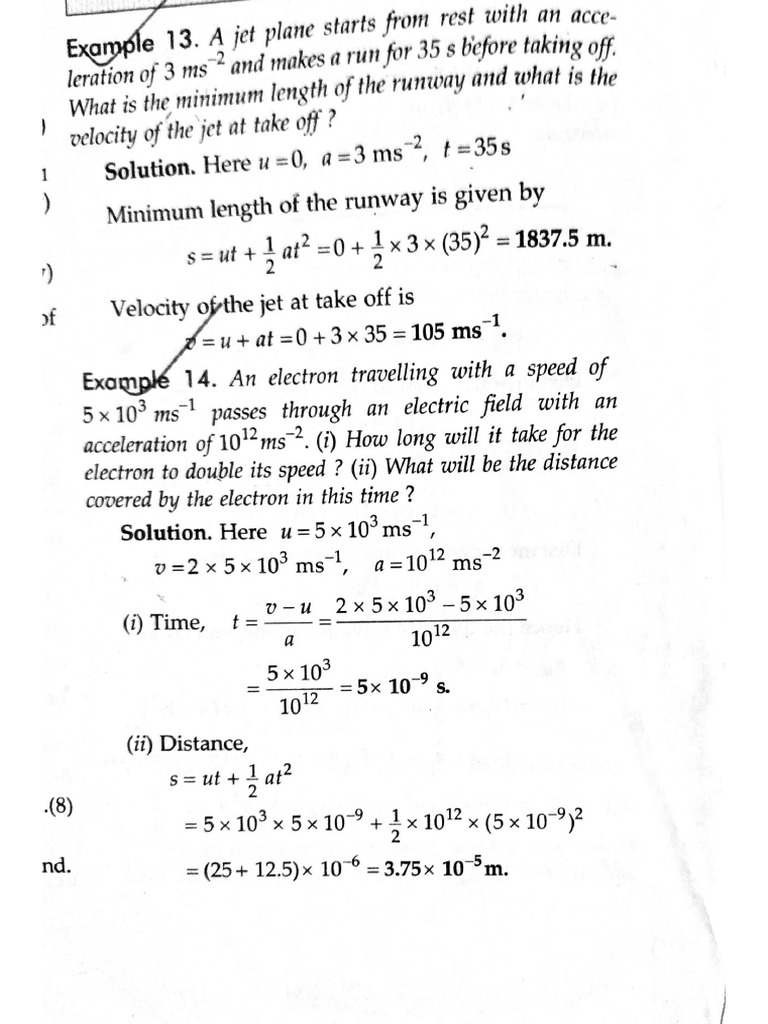 Ch.2 Worksheet 2 Eq of Motion | PDF