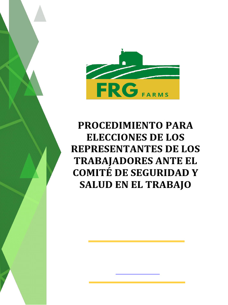 Rsst-f001 Procedimiento para Elecciones de Csst.. | PDF | Votación ...