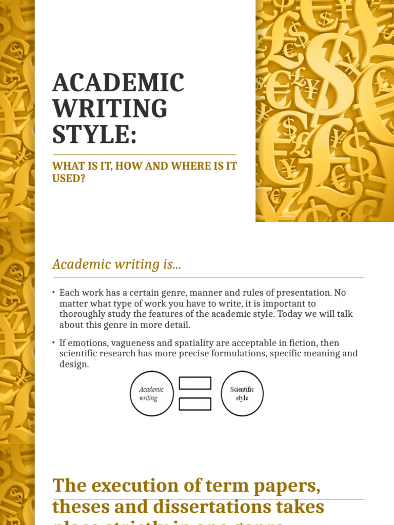 Understanding Academic Writing Style | PDF