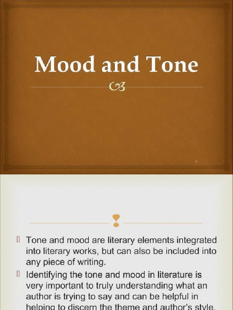 Mood&Tone | PDF