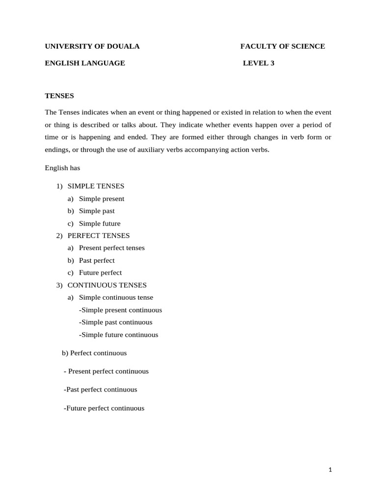 ENG LEVEL 3 New | PDF | Grammatical Tense | Perfect (Grammar)