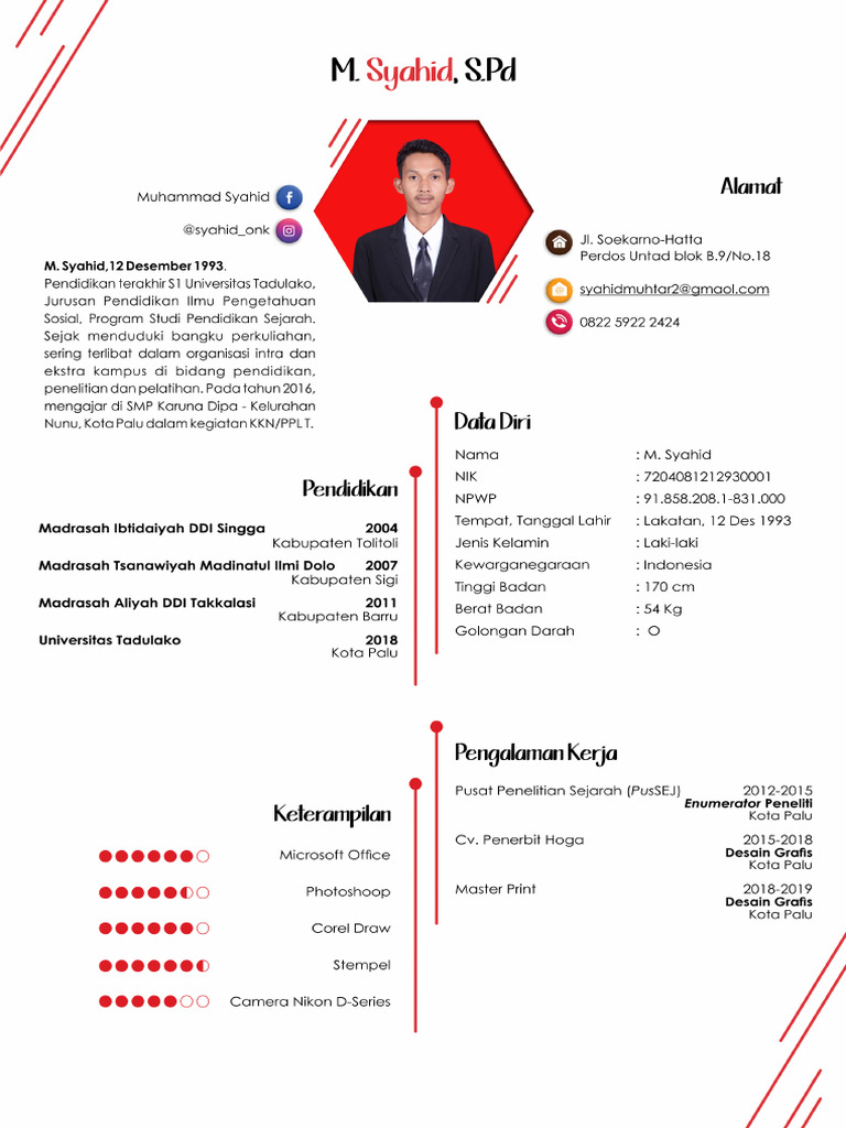 CV Pendidikan | PDF