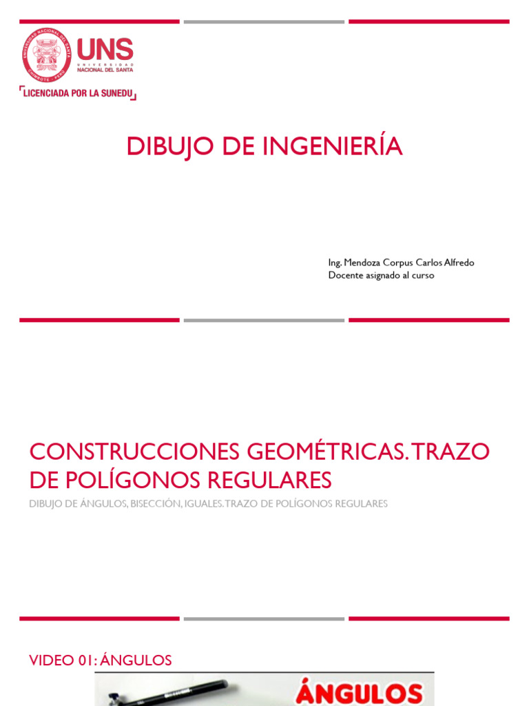 Construcción de Ángulos y Polígonos | PDF | Triángulo | Ángulo