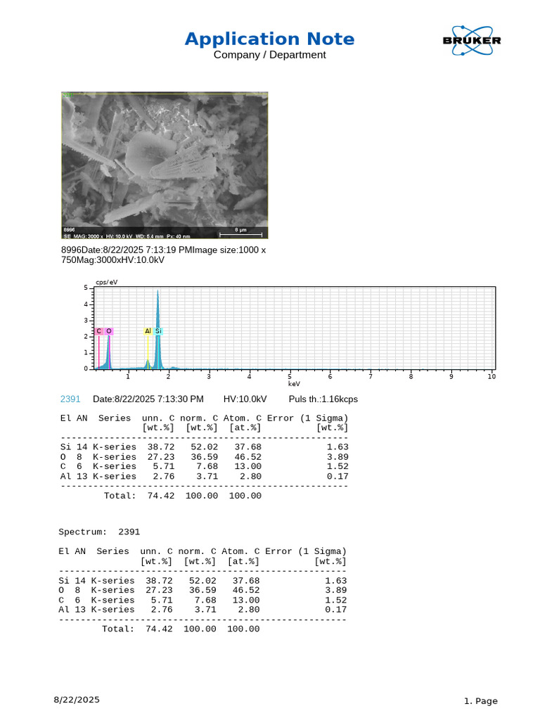 Elemental Analysis Results Summary | PDF