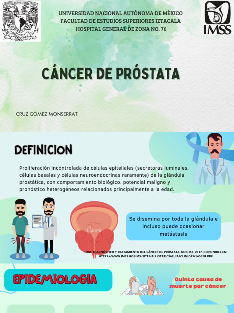 Cáncer de Próstata | PDF | Antígeno específico de la próstata | Cáncer