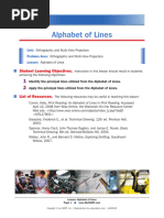 Orthographic Drawing: Line Types Explained | PDF | Drawing | Technical ...