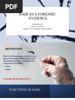 Forensic Hair Evidence Collection Guide | PDF | Hair | Crime Scene