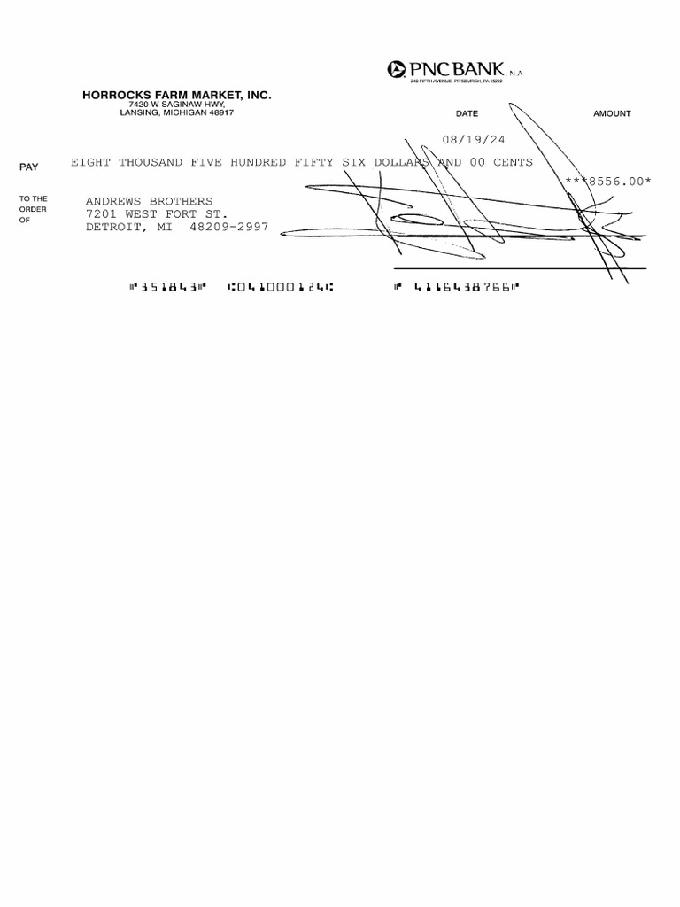 Horrocks Check Sample | PDF
