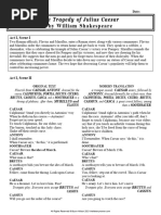 Julius Caesar Act 4, Scene 2 Summary | PDF