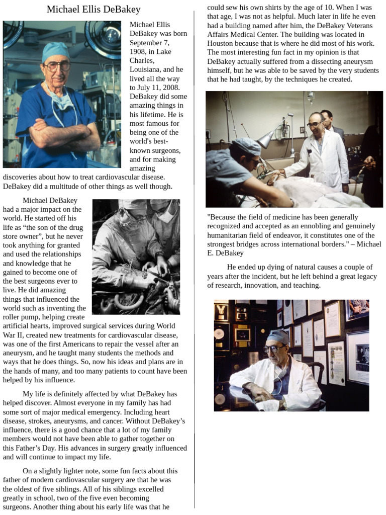 Famous Scientists Project | PDF | Health Care | Clinical Medicine