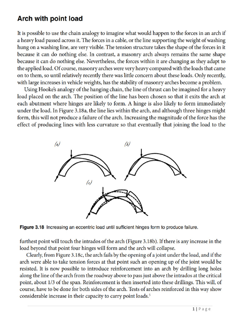 Three Hinged Arch (TLAK) | PDF