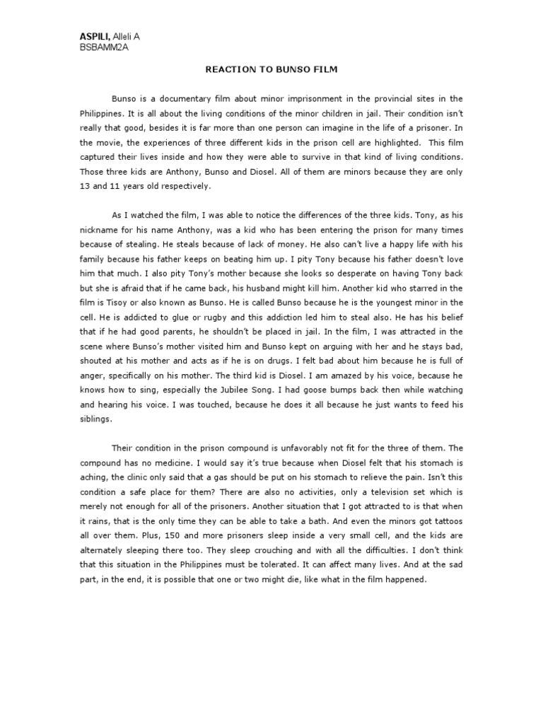 Bunso: Life in Philippine Juvenile Jail | PDF | Prison