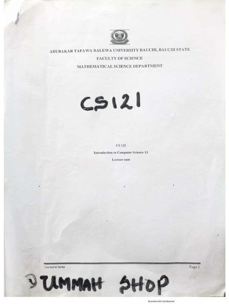 CS 121 | PDF