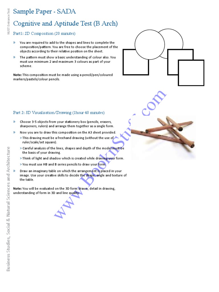 Sample Paper (BS Arch) | PDF
