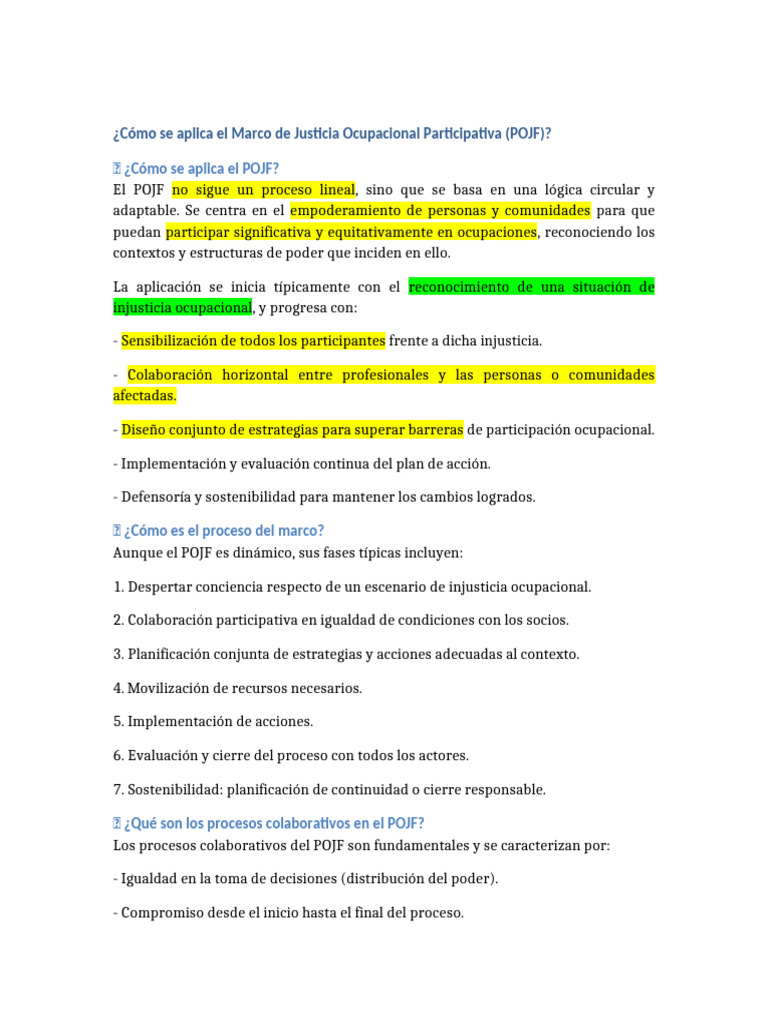 Aplicación POJF | PDF