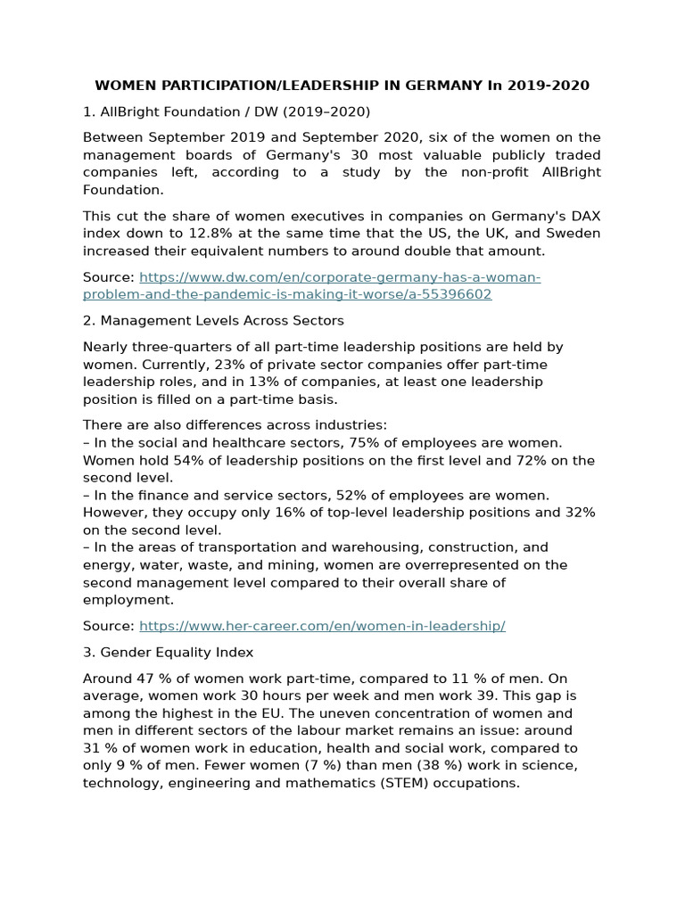 Women Participation | PDF | Economies