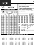 LJK Ujian Sekolah | PDF