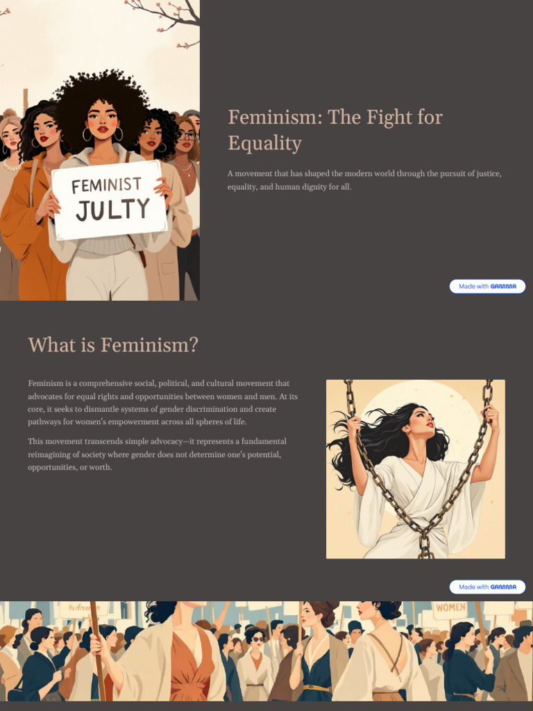 Understanding Feminism's Evolution | PDF | Gender Studies | Feminism