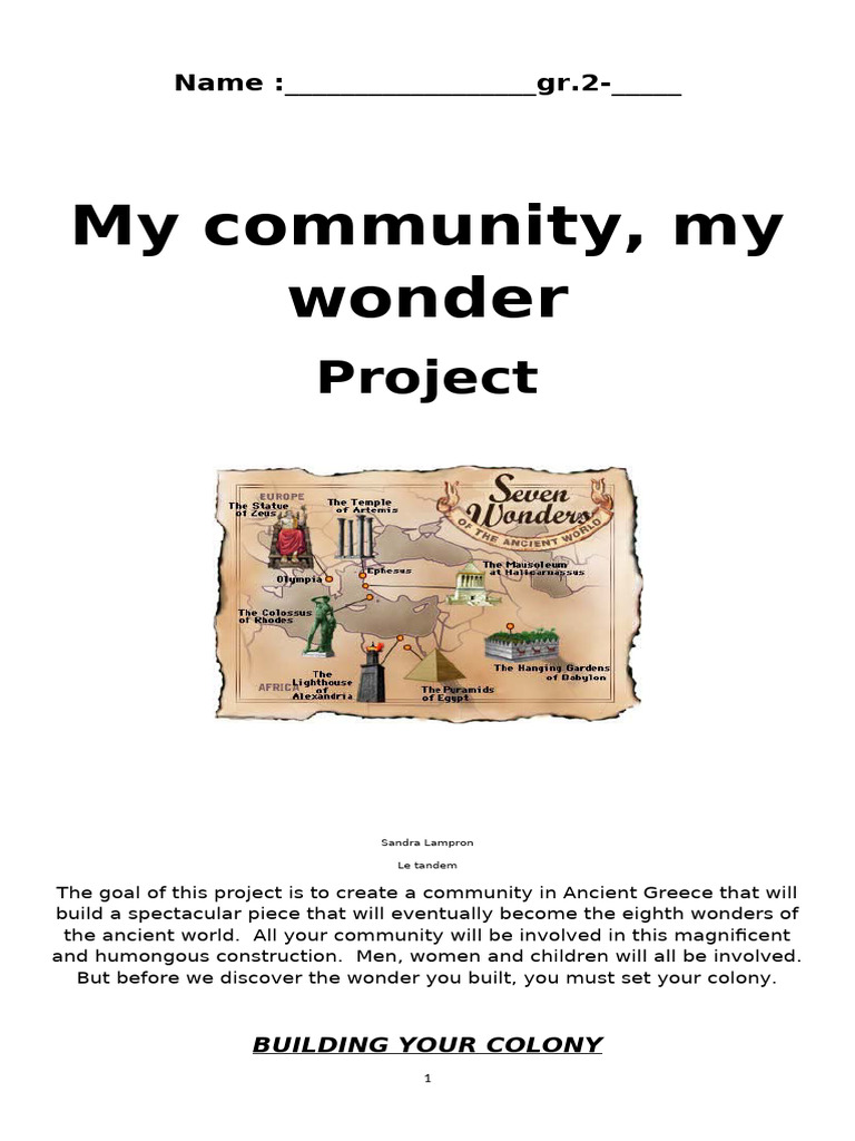 Ancient Greece Community Project Guide | PDF | Planetary Science ...