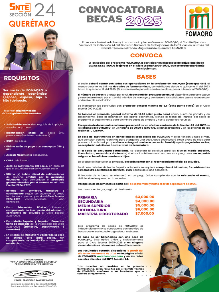 Convocatoria de Becas 2025 Final | PDF | Beca