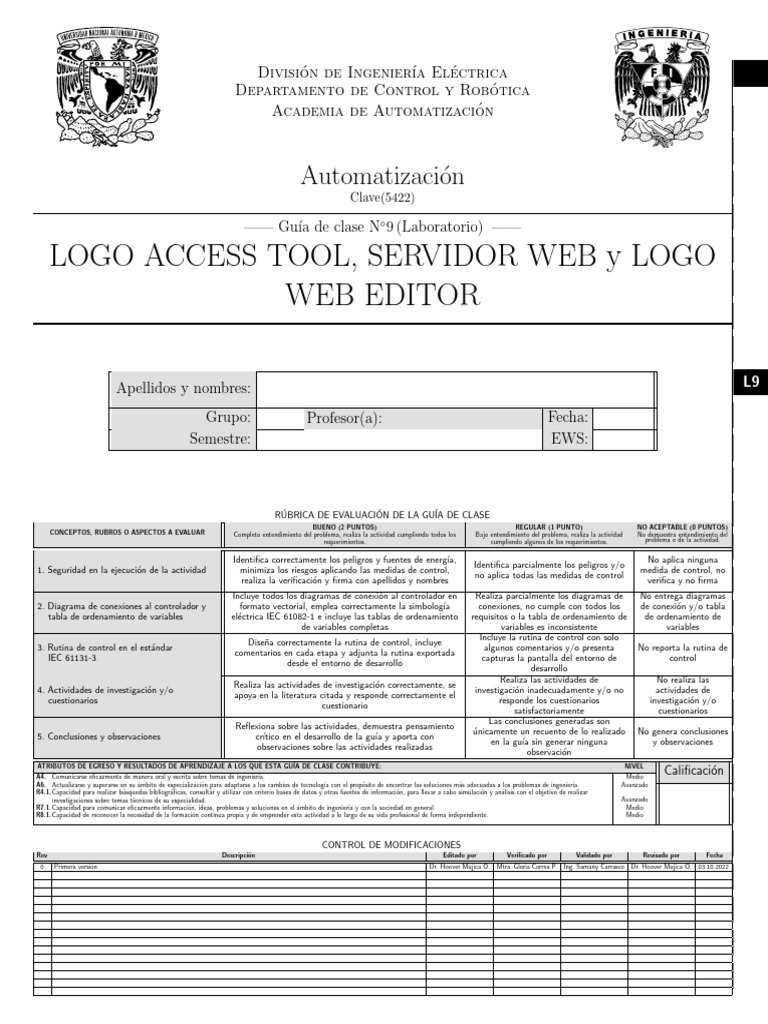 Guía L9 - LOGO Access Tool, Servidor Web y LOGO Web Editor - FG | PDF ...