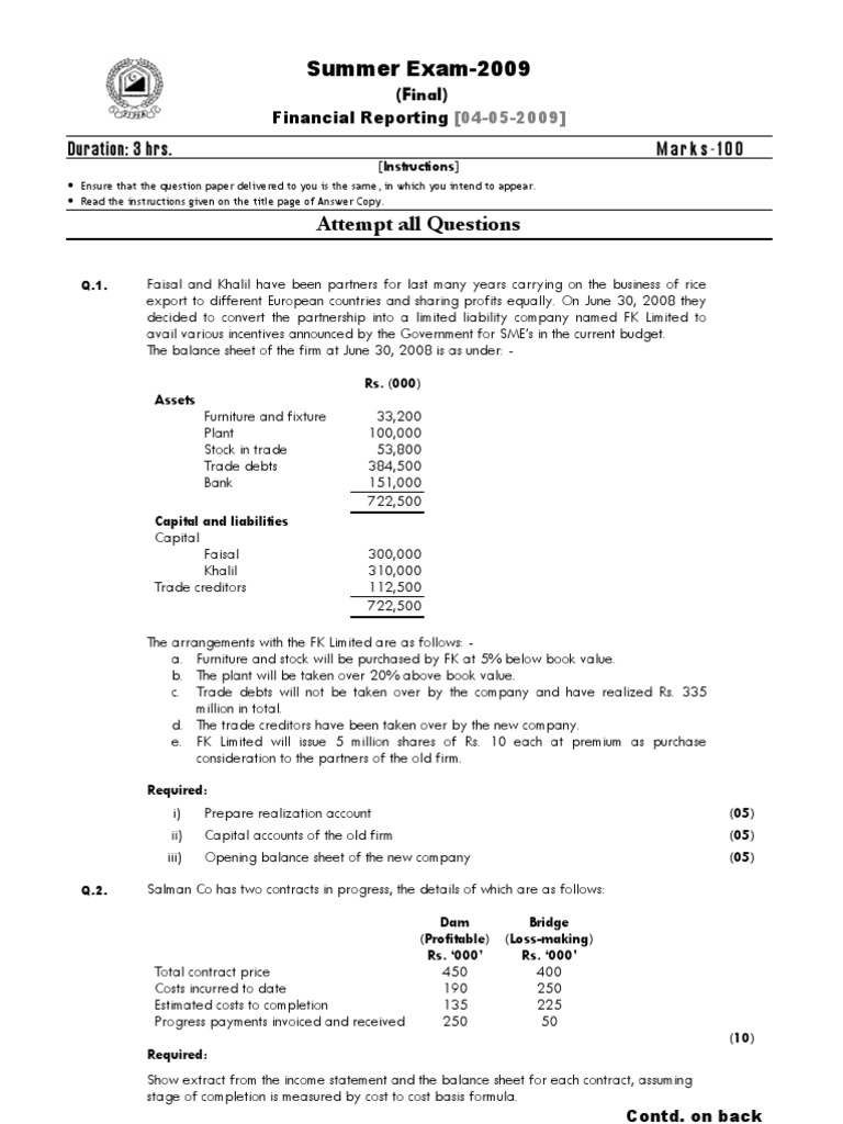 FR Pipfa Paper Complete | PDF | Book Value | Depreciation