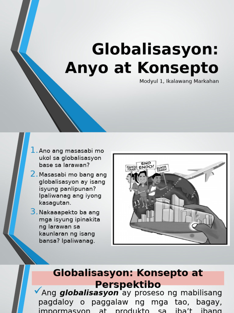 AP10 - Q2 - Module 1 - Konsepto at Anyo NG Globalisasyon | PDF