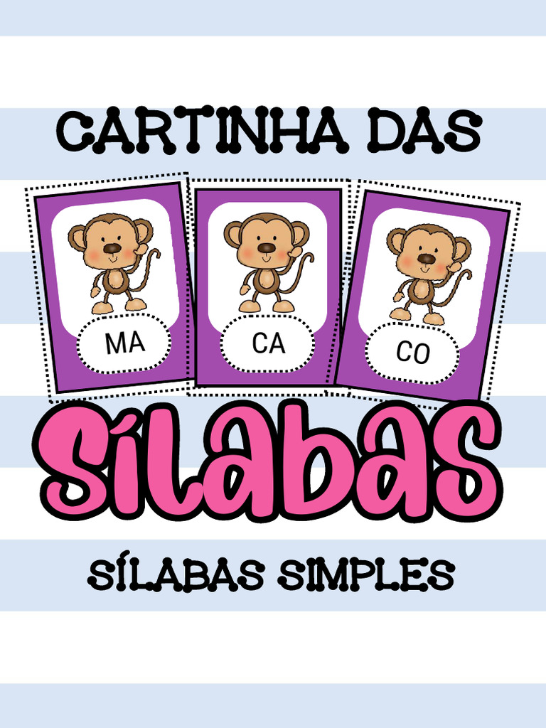 Cartinha das Sílabas Simples | PDF