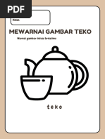 Belajar Menulis Menebalkan Angka 1-10 Lembar Kerja Kuning Sederhana - 20250503 - 110211 - 0000 | PDF