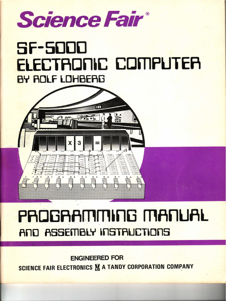 Science Fair Tandy SF-5000 Electronic Computer | PDF | Office Equipment