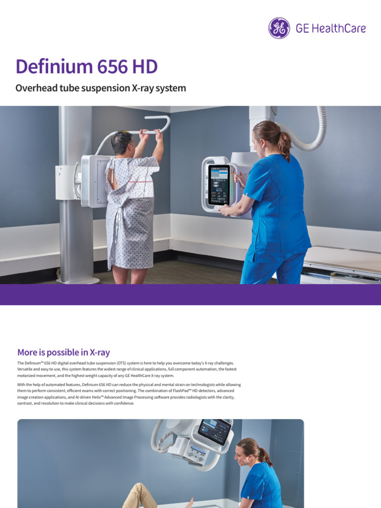 Definium 656 HD Gen 6.1 Brochure JB31626XX | PDF | Ct Scan | Radiology