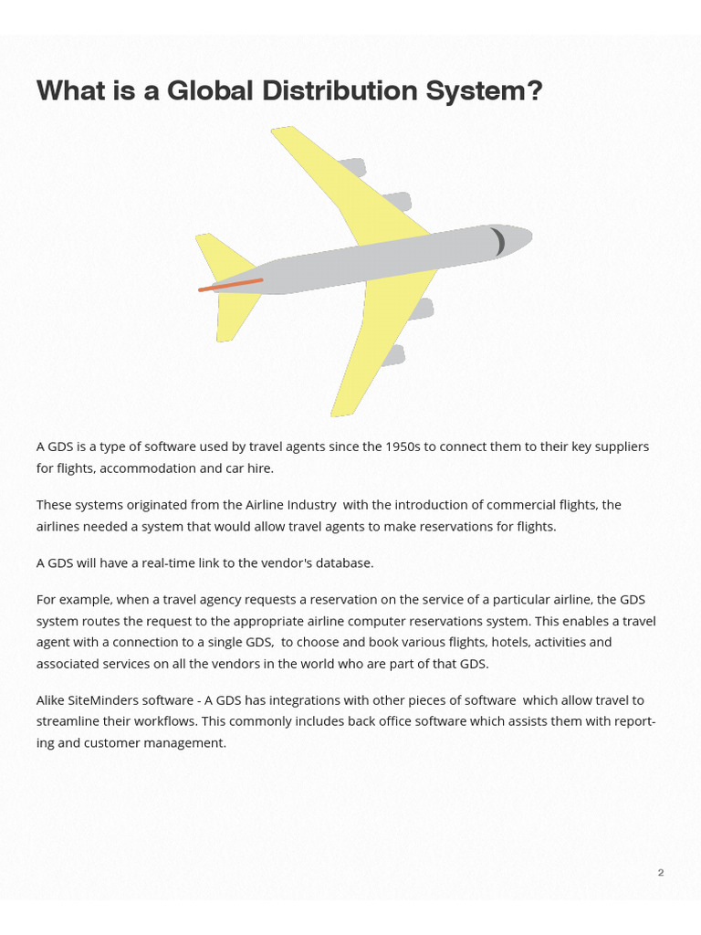 GDS Explained | PDF | Graphical User Interfaces | Airlines