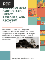 Bohol 2013 Earthquake Overview | PDF | Earthquakes | Geology