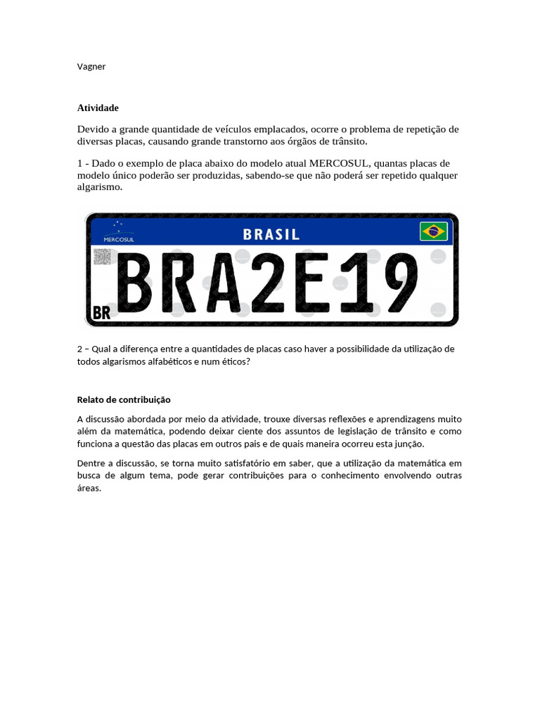 Atividade Vagner 13.06 | PDF