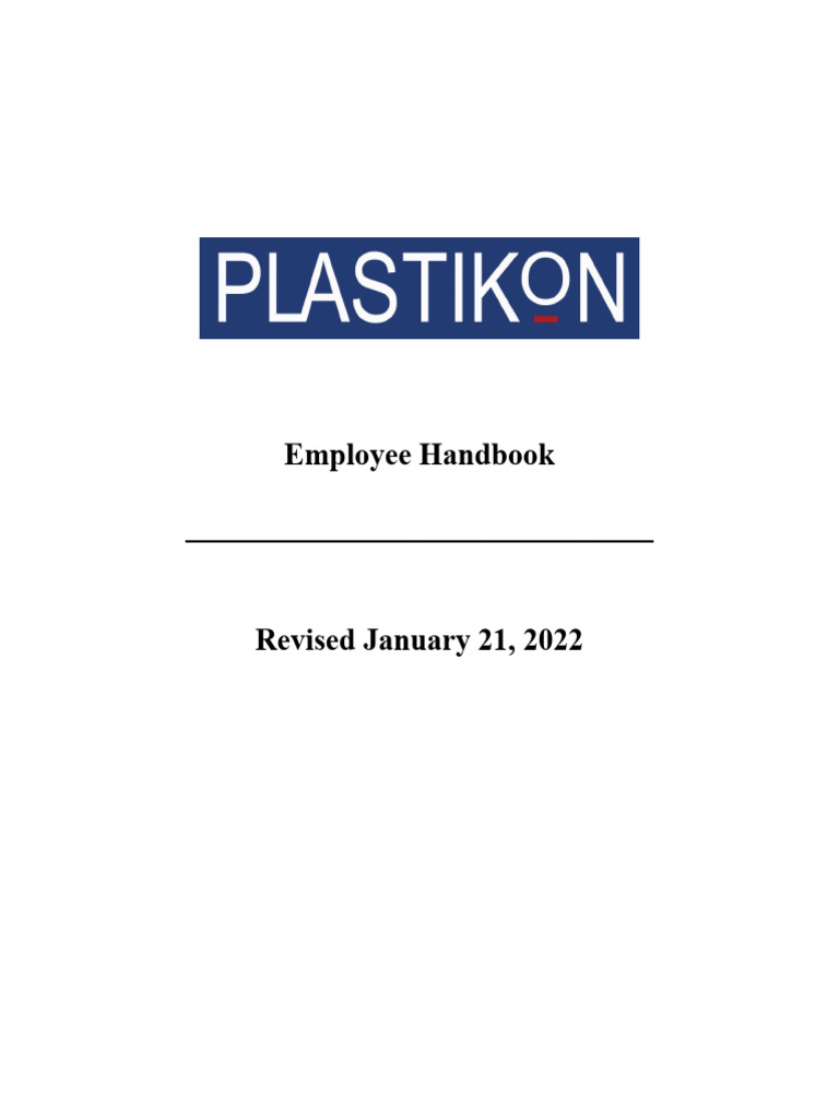 Plastikon Handbook Multistate Supplement | PDF | Employment | Overtime