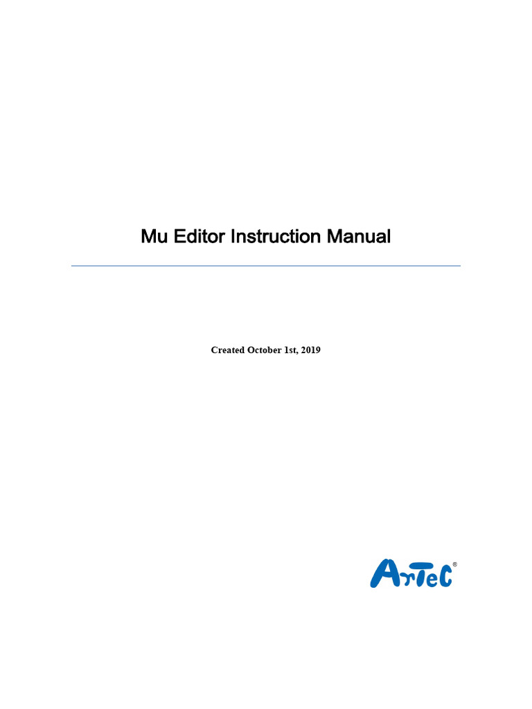 Mu Editor Reference | PDF | Computer File | Python (Programming Language)