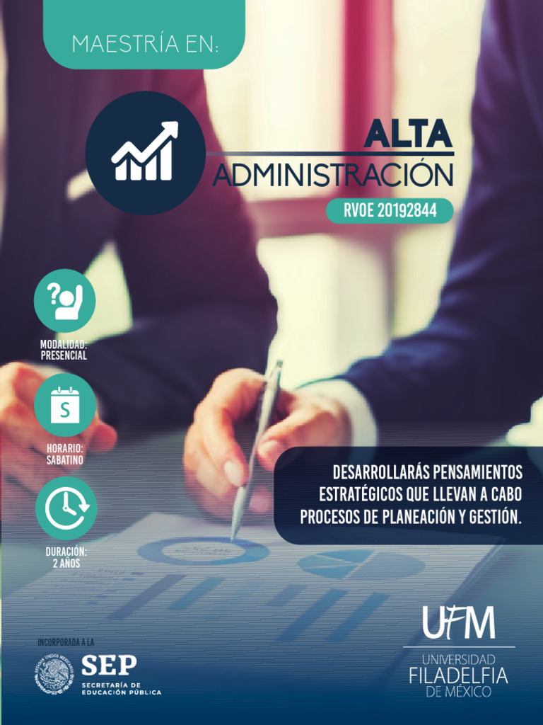 Plan Alta Administración 2020 | PDF | Plan de estudios | Planificación