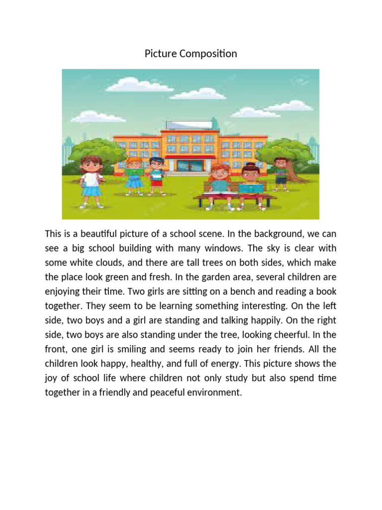 Picture Composition Class VI | PDF