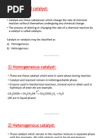 Catalysts Guide For KS3 Chemistry Students - BBC Bitesize | PDF ...
