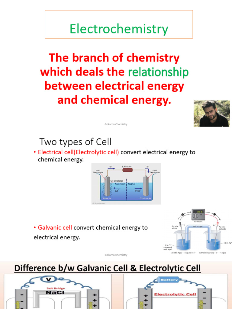 Understanding Galvanic Cells in Electrochemistry | PDF ...